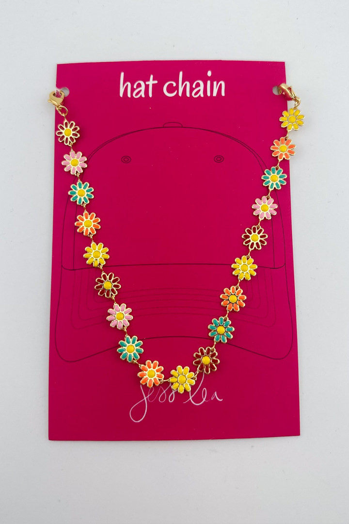 Colorful Daisy Hat Chain